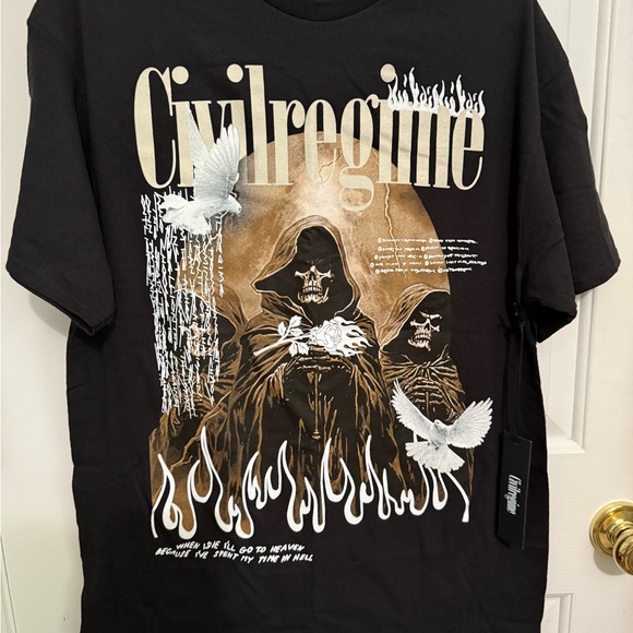 Civil Regime | Shirts | Civil Regime Black Tee New With Tags | Poshmark